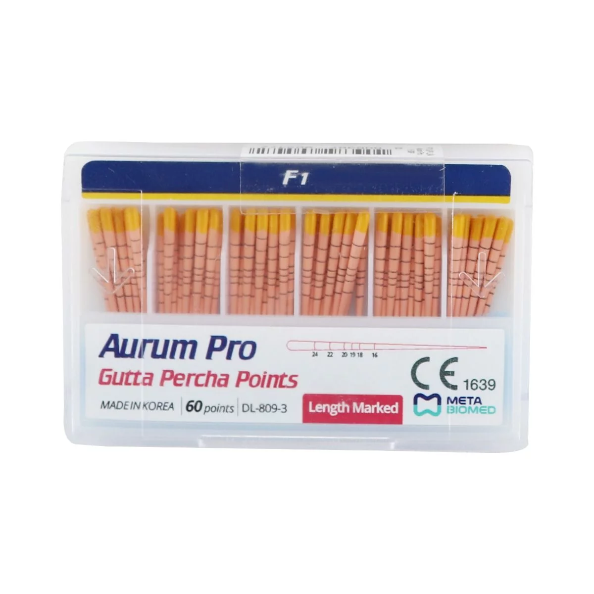 Meta Gutta Percha Points – Length Marked Protaper - Nutrident